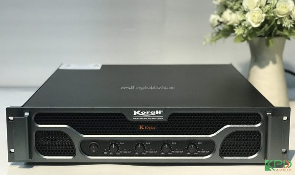 Cục đẩy Korah K10 Plus chính hãng, 4 kênh, Class H | Tiết kiệm 10%