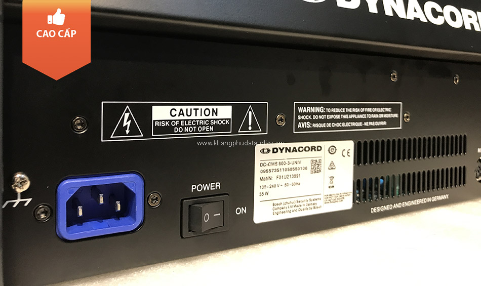 Bàn Mixer Dynacord CMS 600 - 8 line, 3 AUX, EQ 9 dải tần cao cấp